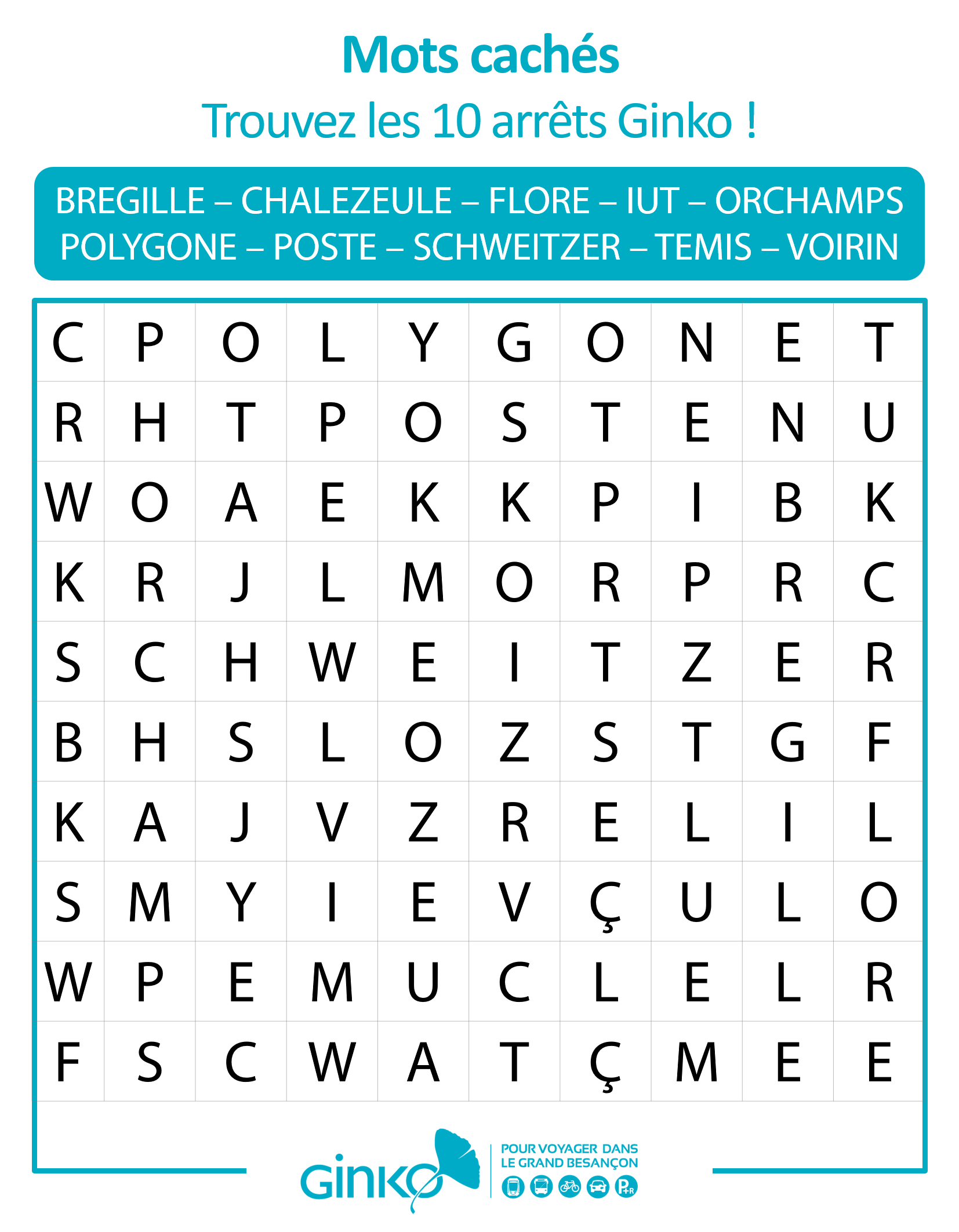 Trouvez le mot caché